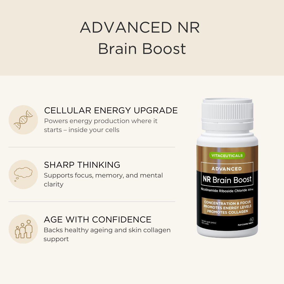 Advanced NR Brain Boost | NR Supplement for Energy & Clarity ...